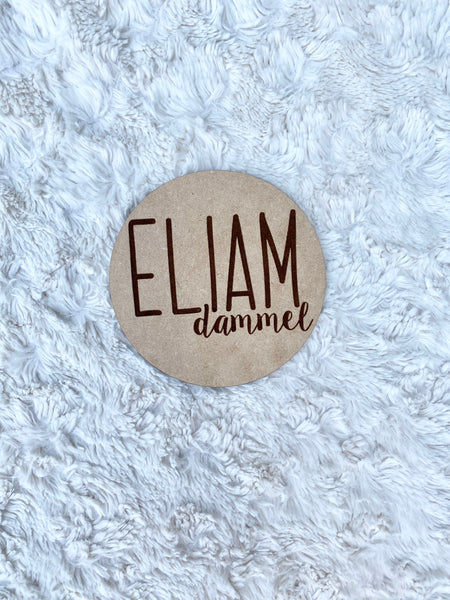 Personalized Wooden Name Sign | Personalized Baby Coming Home Sign | W ...
